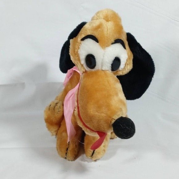 Disney | Toys | Vintage Walt Disneys Pluto Plush | Poshmark